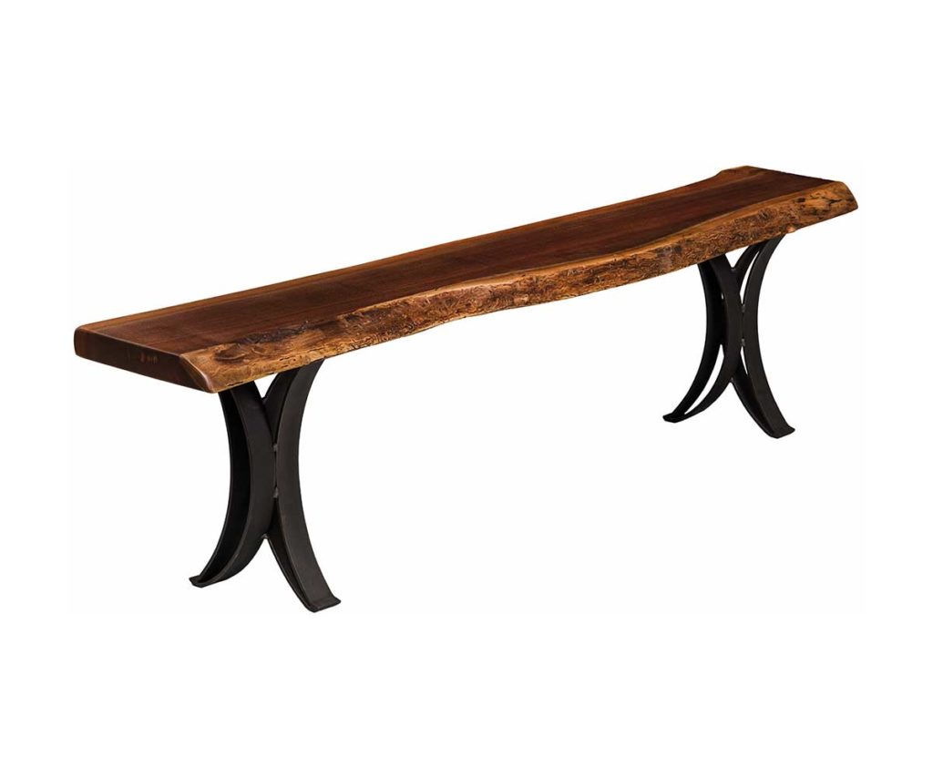 801-B Double Curve Bench Base - Barkman Furniture