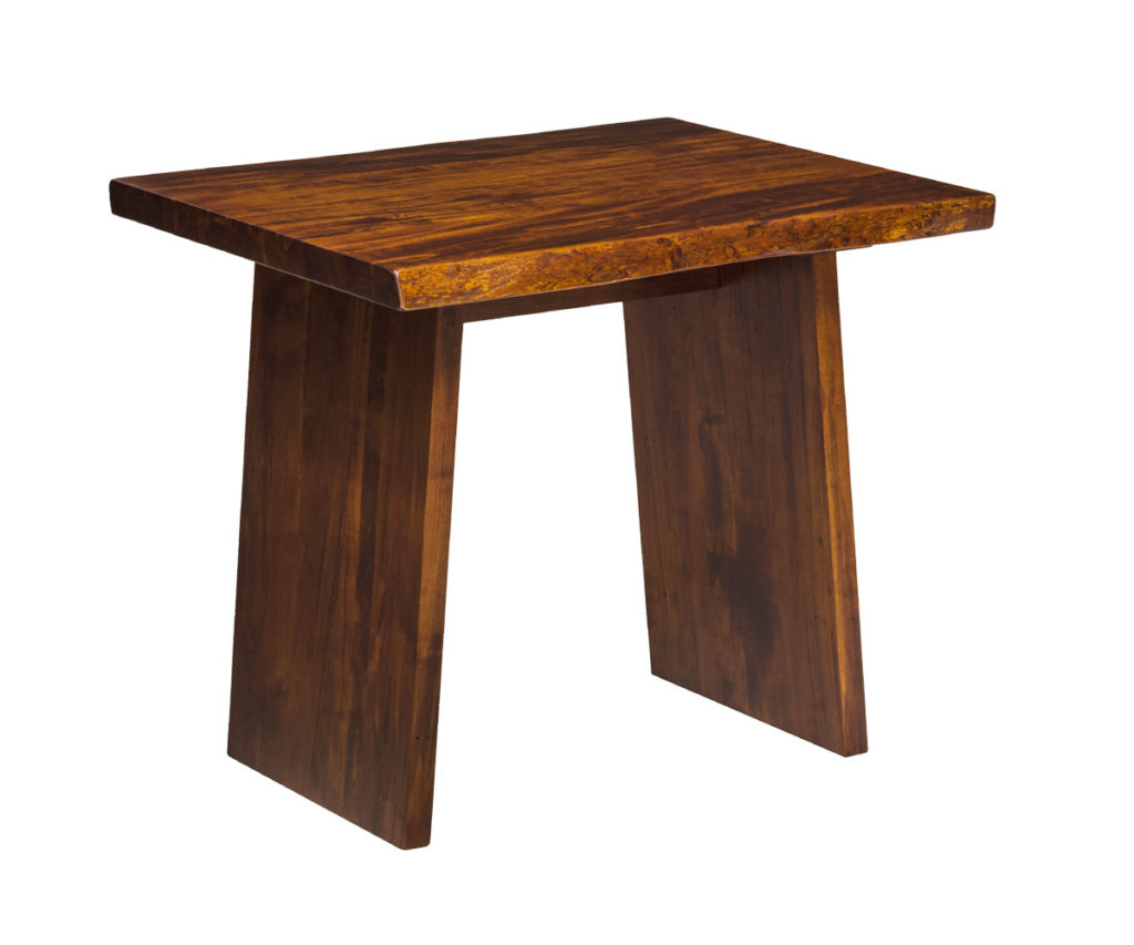 Live Edge Panel Base End Table - Barkman Furniture